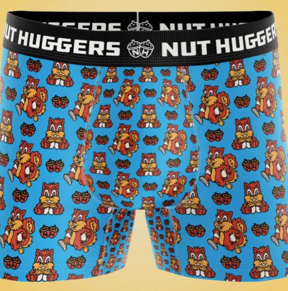Nutty All Over Mascot Pattern Print – Nut Huggers Apparel